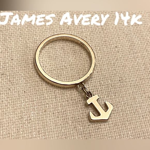 James Avery | Jewelry | James Avery 4k Solid Gold Dangle Ring Size 7 ...